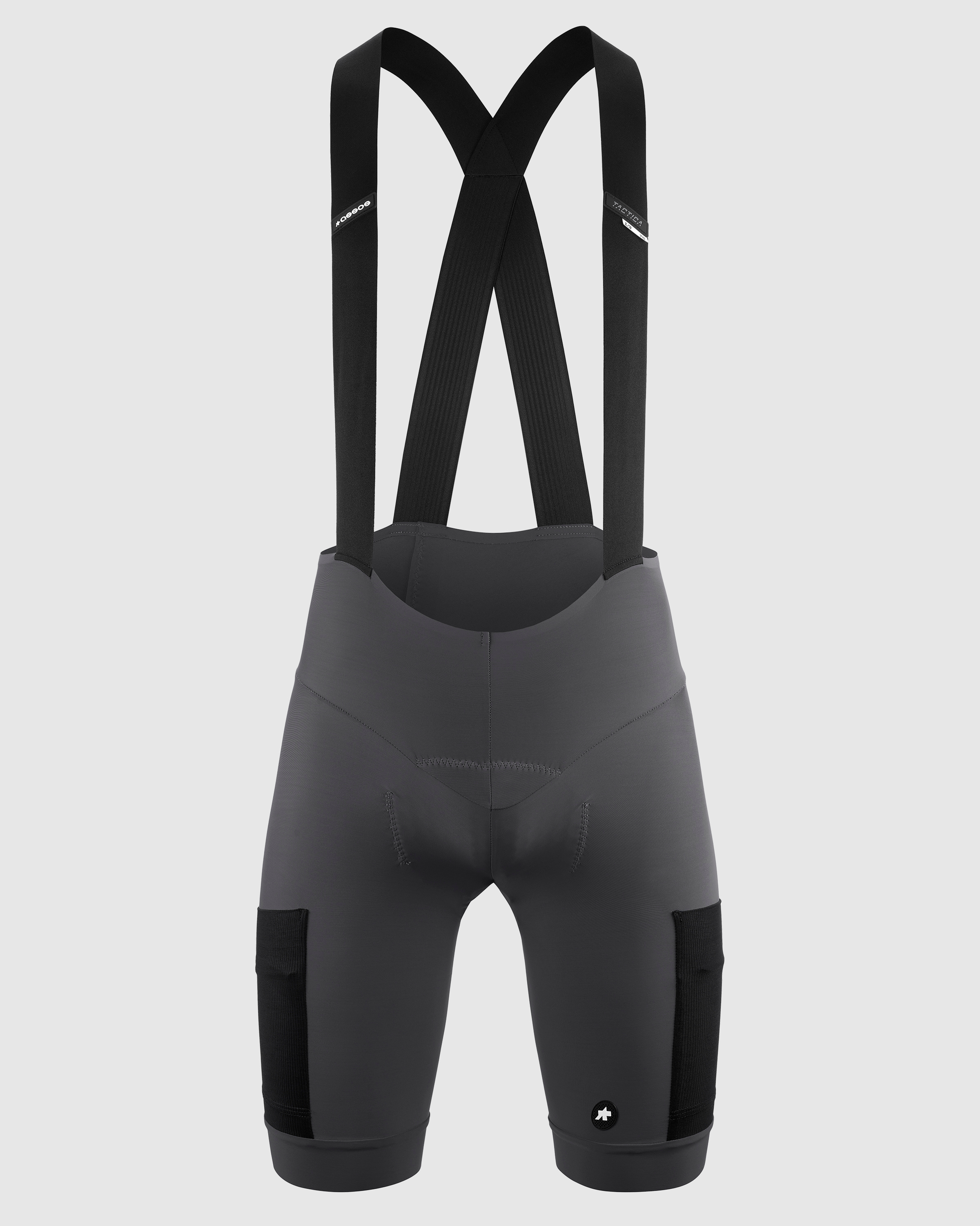 TACTICA Kieskäfer Gravel Bib Shorts T5, Robust Grey » ASSOS Of Switzerland